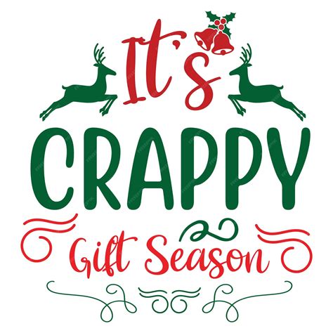 Premium Vector Funny Christmas Quotes Design