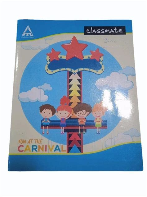 Laminated Paper Cover Perfect Bound Classmate Exercise Notebook Sheet