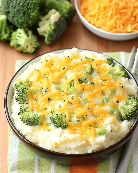 Broccoli And Cheese Mashed Potatoes Iam Starved