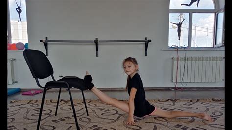 Развитие гибкости Растяжка Художественная гимнастика Youtube
