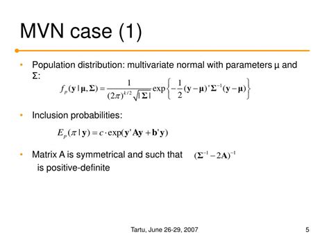 Ppt Estimation Of Covariance Matrix Under Informative Sampling Powerpoint Presentation Id