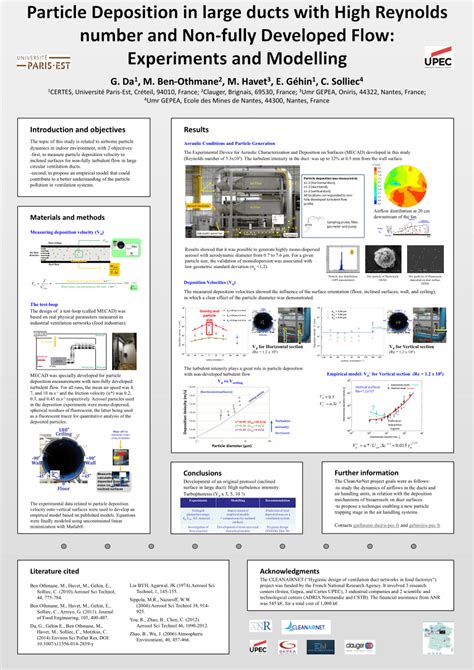 Pdf Particle Deposition In Large Ducts With High Reynolds Number And Non Fully Developed Flows