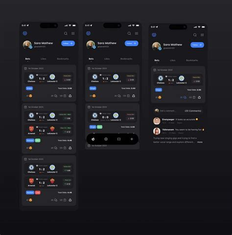 Entry 29 By Daregoodness For UI UX Design For A Betting Prediction Social Media App Freelancer
