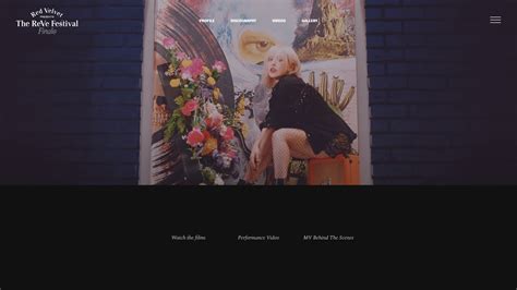 레드벨벳 콘셉트 사이트 디자인2 웹 디자인 포트폴리오 크몽