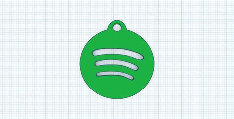 Spotify Keychain By Dipak Chaudhary Download Free Stl Model