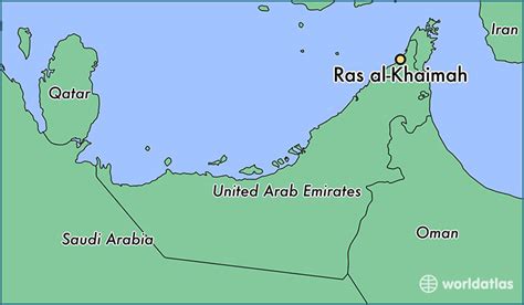Where Is Ras Al Khaimah The United Arab Emirates Ras Al Khaimah Ras Al Khaymah Map