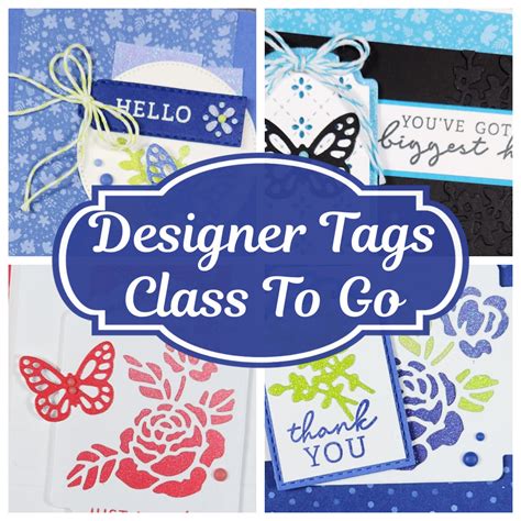 Designer Tags Class Pdf File Only Barb Stamps