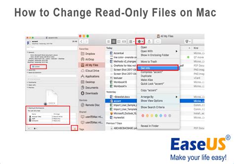How To Change Read Only Files On Mac EaseUS