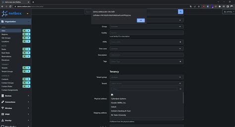 stored cross site scripting vulnerability in create tenants function in netbox 3 5 1 · issue