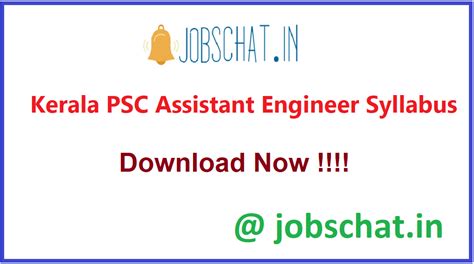 Kerala PSC Assistant Engineer Syllabus 2021 AE Civil