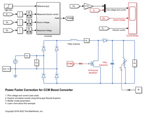 Power Factor Correction For Ccm Boost Converter Matlab And Simulink