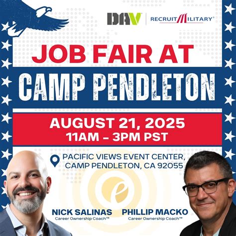 Job Fair At Camp Pendleton Nick Salinas