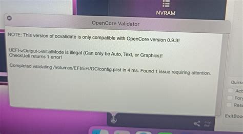 Help Opencore Issue Rhackintosh