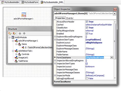 Advanced Outlook Ui In Delphi Custom Ribbon Toolbar Menu