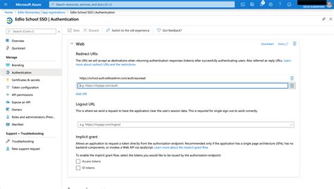Create Azure Ad Application Microsoft Edlio Help Center