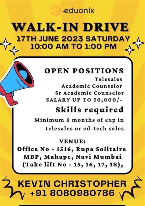 Eduonix Learning Solutions Pvt Ltd On Linkedin Eduonix Walkindrive Telesales