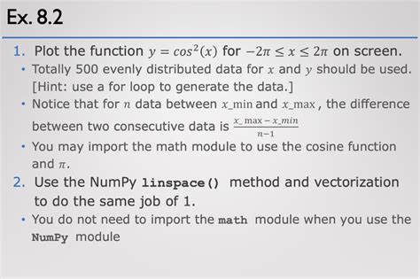 Solved 1 Plot The Function Ycos2x For −2π≤x≤2π On
