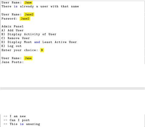 Solved 1 Specification Write A Program That Keeps Track
