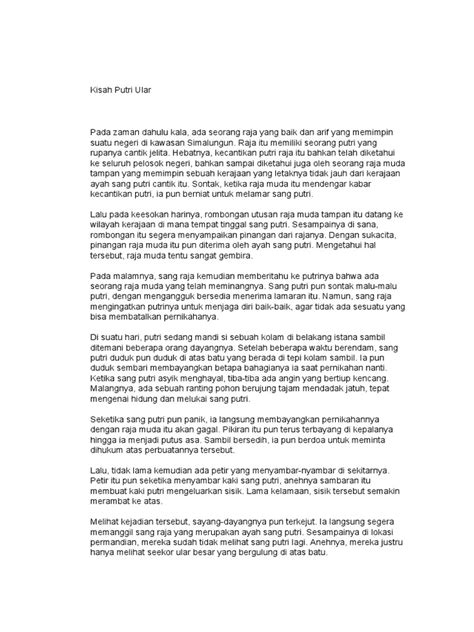 Kisah Putri Ular Pdf