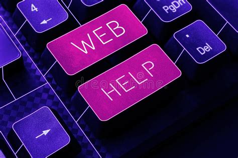 Text Caption Presenting Web Help Business Idea Procedural Or Reference Information Delivered