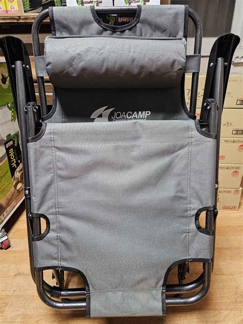 조아캠프 3단 접이식 캠핑의자회색 데얼스 아웃도어 전문 플랫폼