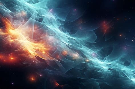 Premium Photo D Render Of An Abstract Background With Flowing Particles