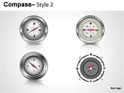 Compass Style 2 Powerpoint Presentation Slides Powerpoint Templates