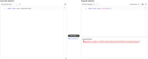 U0520001 The Smalldatetime Data Type In Sql Server Is Accurate To