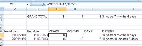 Excel Formula Required For Date Calculation Stack Overflow