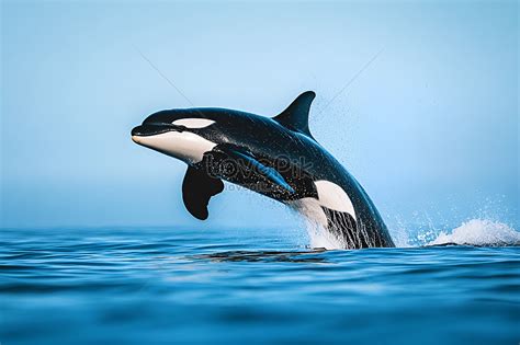 바다에서 점프하는 범고래 사진 무료 다운로드 Lovepik