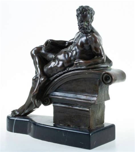 Bronze Figure Of A Classical Nude Reclining Male Bronze Sculpture Art Auction