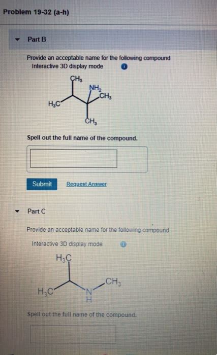 Solved Part A Classify The Nitrogen Containing Functional