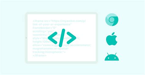 Embedding Ar Into Apps And Webpages