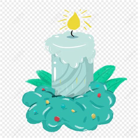 불타는 파란 만화 일러스트 크리스마스 촛불날씨꼬리표 Png 일러스트 무료 다운로드 Lovepik