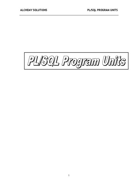 unit 12 program units 1 pdf parameter computer programming pl sql