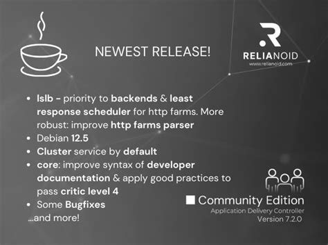Open Source Load Balancer RELIANOID CE V Is Released