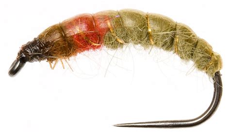 Czech Nymph Original Red Heart Green Olive