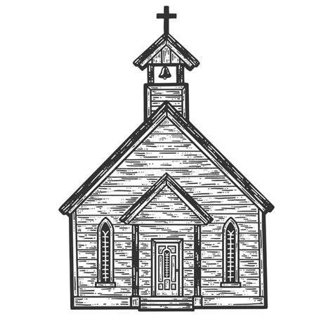 Church Pencil Sketch Stock Illustrations 1602 Church Pencil Sketch