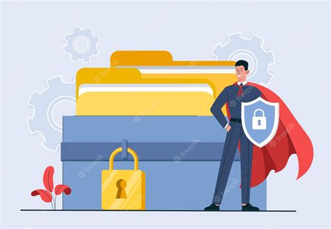 Premium Vector Data Security Concept