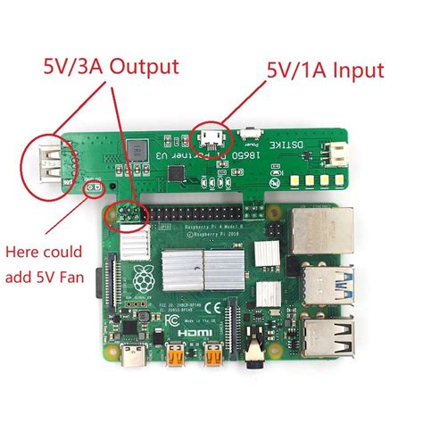 Dstike 18650 Pi Partner V3 Raspberry Pi Power Ups Vicedeal