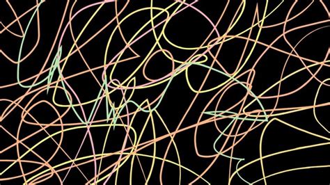 Premium Vector Black Scribble Lines Color Background