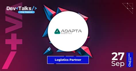 Adapta Robotics On Linkedin Devtalks Cluj