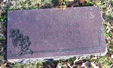 Gus Lee Chambers 1888 1973 Mémorial Find A Grave