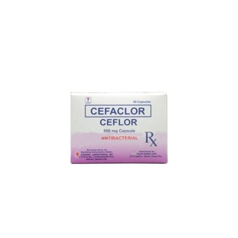 Ceflor Cefaclor 500mg Capsule 50s Price In The Philippines Medsgo