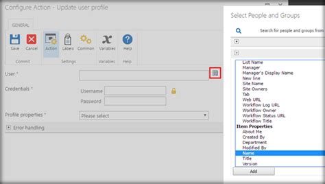 Update User Profile Properties In Sharepoint 2016 Using Nintex Workflow