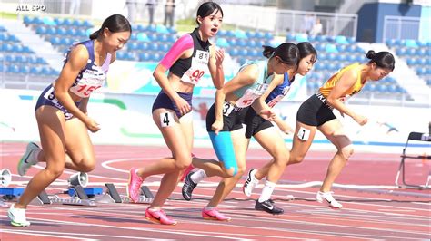 여고 100m에서 무슨일이 이은빈최윤경전서영 출전 Youtube