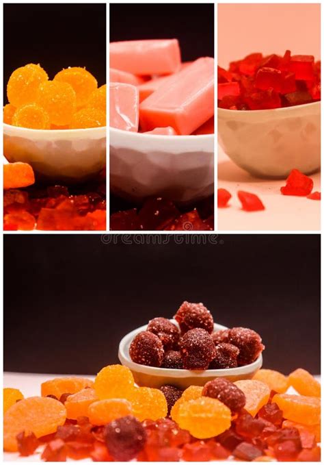 Colorful Tasty All Types Of Candy In Collection Stock Image Image Of