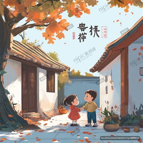 Ai创作图插画霜降 霜降秋韵秋天插画 秋天文创插画 秋天霜降节气插画 秋高气爽插画 24节气秋天插画 24节气秋天 二十四节气秋季合集 立秋画 秋天插画秋高气爽 磨秋节 霜降手绘 秋季节气合集