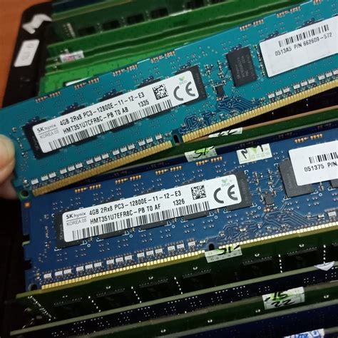 Jual MEMORY RAM SERVER ECC UDIMM DDR3 2RX8 4GB PC3 10600E Pc3L 12800E Khusus Buat Pc Server