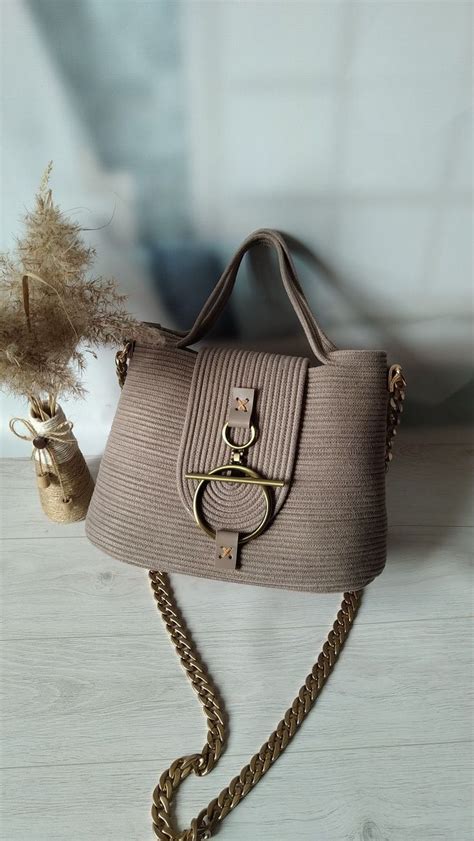 Комфорт и стиль в одном сумки из хлопкового шнура Сумки Вязанная крючком сумка Сумки хобо узоры